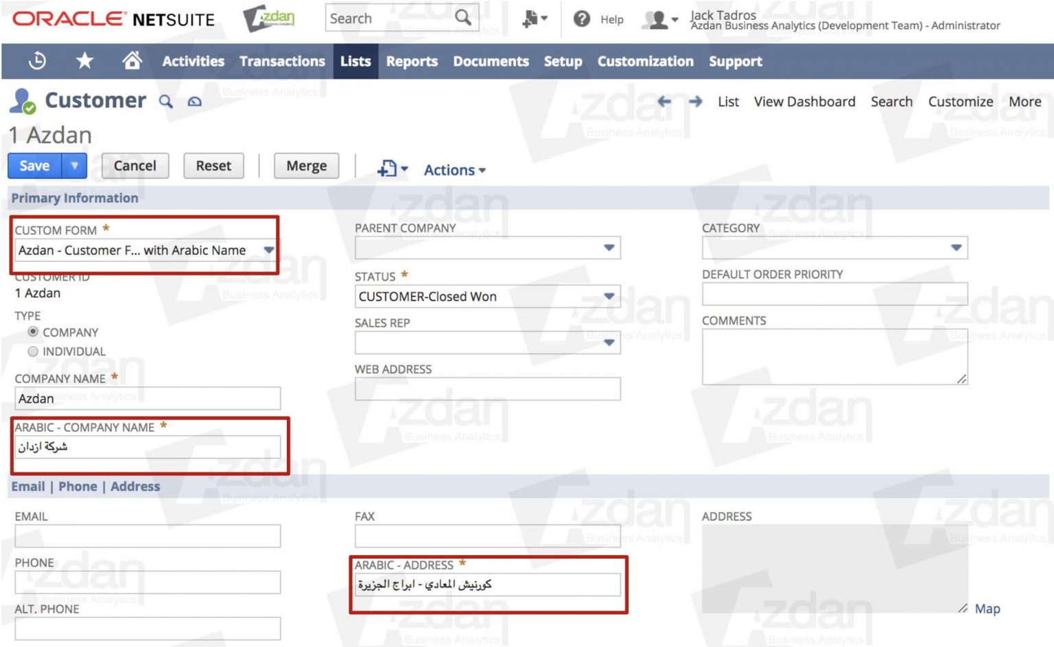 How to print an Arabic invoice from Oracle NetSuite ERP? - Azdan