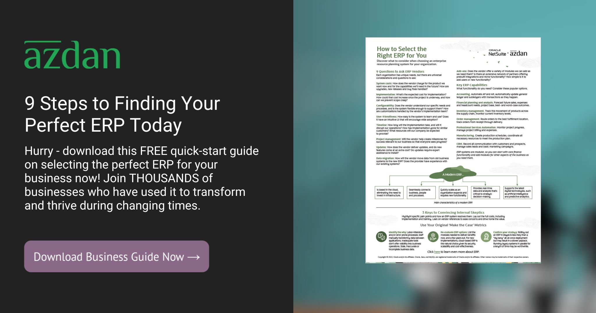 9 Steps to Finding Your Perfect ERP Today